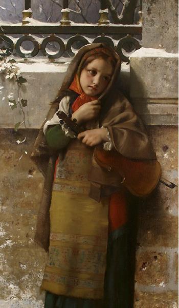 Away from Home, 1879 - Léon Bazile Perrault - WikiArt.org
