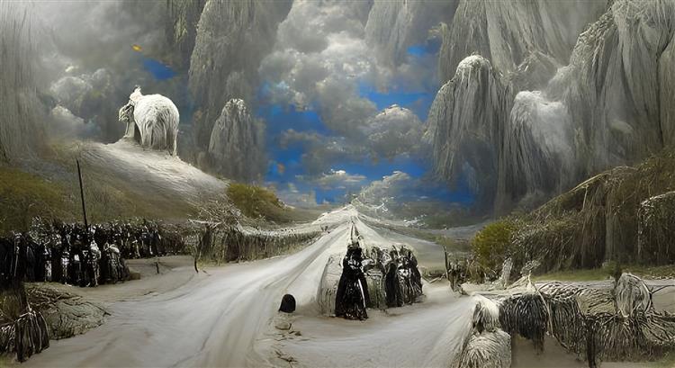 Road to Narnia, 2021 - ILYA CHERVONY - WikiArt.org