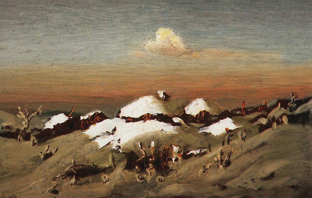 Winter, c.1895 - Arkhip Kuindzhi - WikiArt.org
