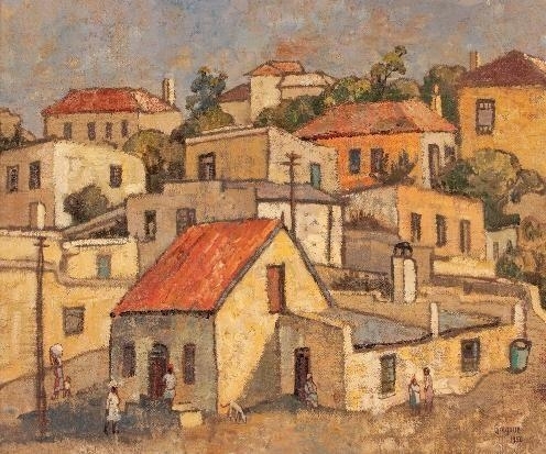 District Six - Gregoire Boonzaier - WikiArt.org