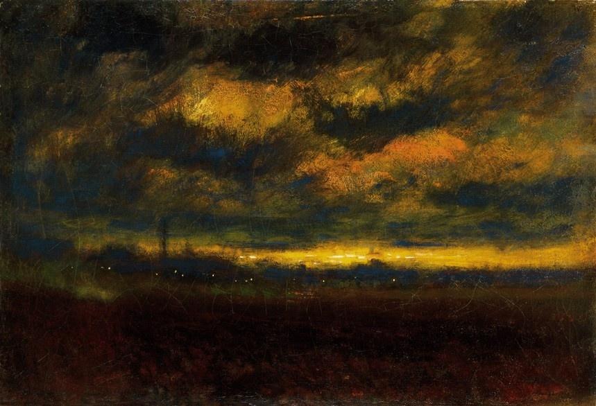In the Outskirt of the City, 1903 - Laszlo Mednyanszky - WikiArt.org