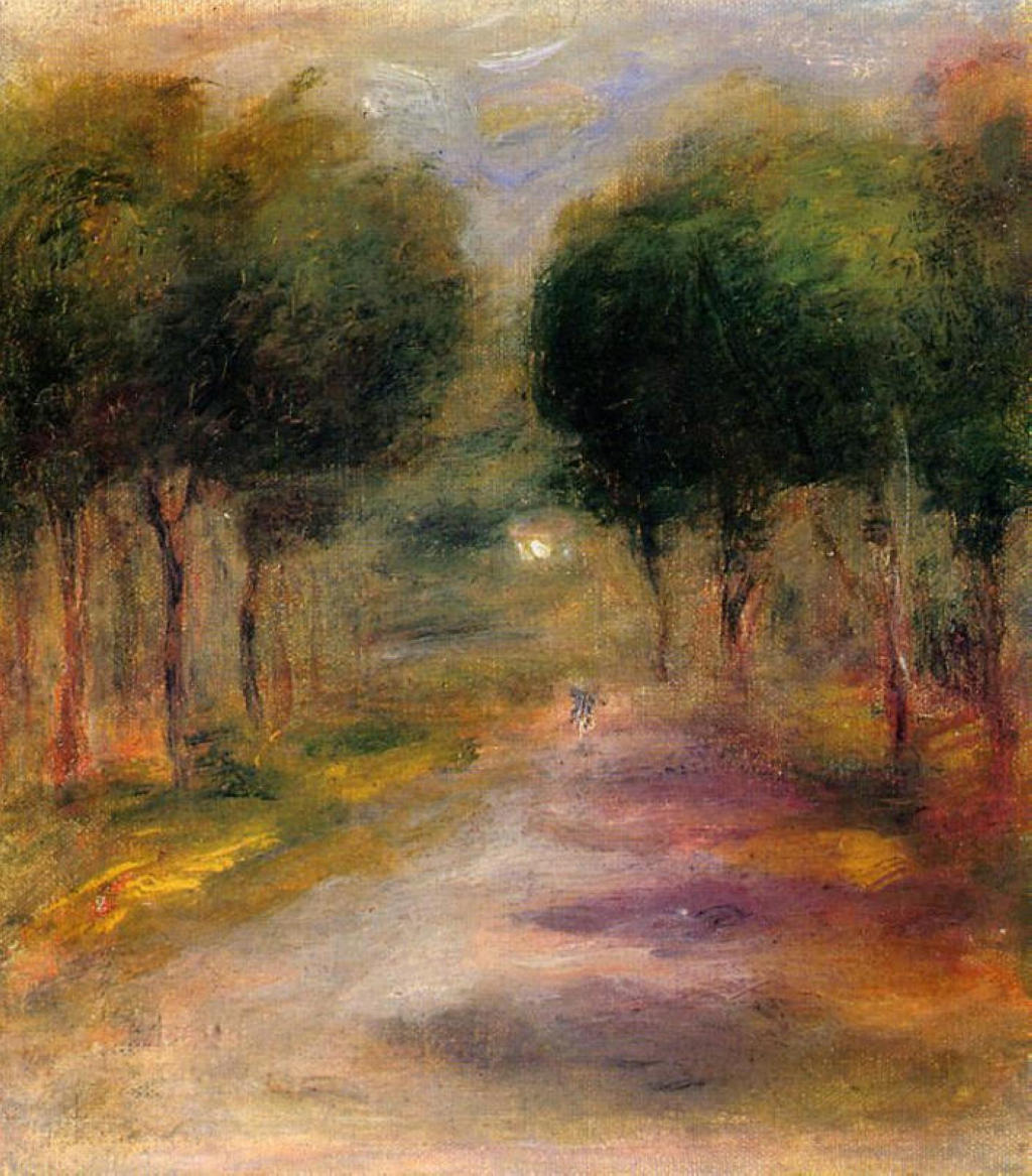Landscape with Trees - Pierre-Auguste Renoir - WikiArt.org