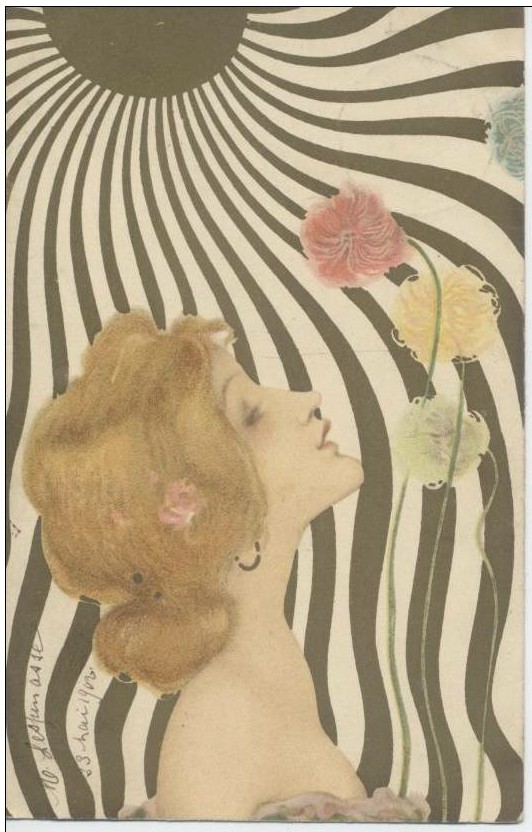 Sun women, 1901 - Raphael Kirchner - WikiArt.org