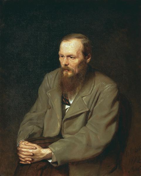 Retrato do Autor Fiodor Dostoiévski, 1872 - Vasily Perov - WikiArt.org